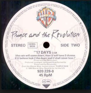 Prince Backstory; "17 Days" - Onstage Magazine.com