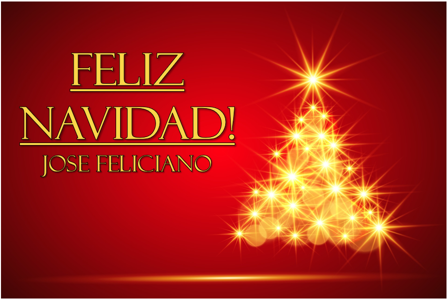 Jose Feliciano’s Feliz Navidad - Onstage Magazine.com