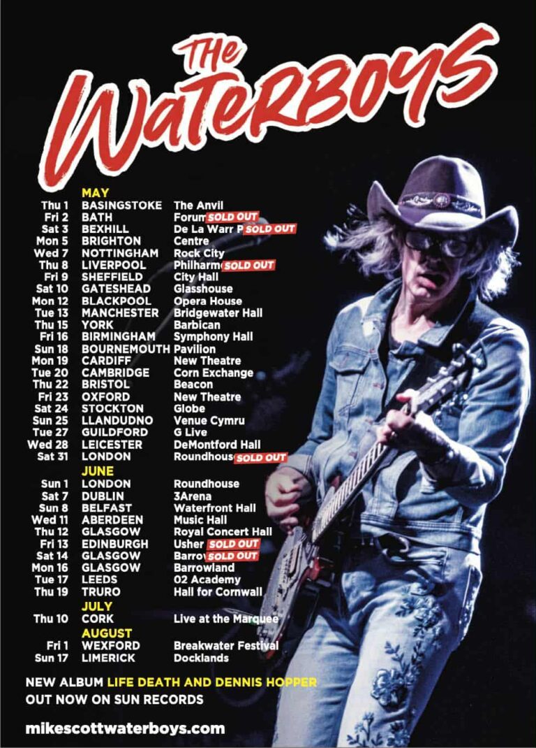 The Waterboys begin 2025 tour in support of new album 'Life, Death and ...